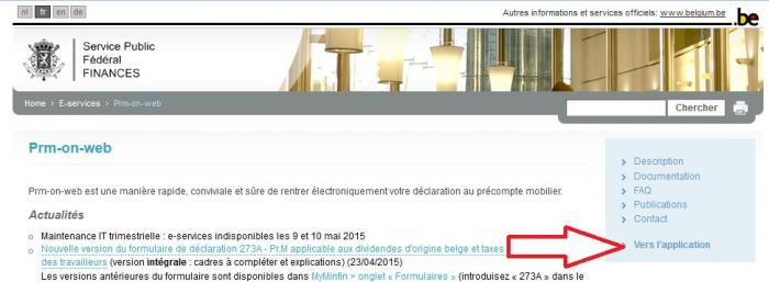 Aide à l'accès et authentification à Prm-on-web